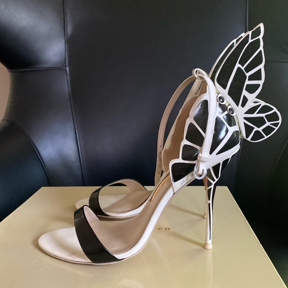 Sophia Webster | Shoes | Sofia Webster Evangeline Butterfly Wing Heels ...